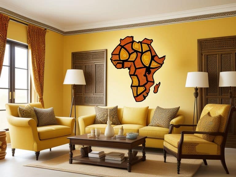Afrika Deko Wand - 2026 - oh-Deko - Wohndeko